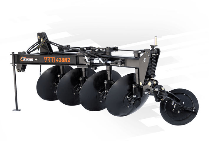 Disc plow - ADB1-428H2 SERIE - Bison - mounted / 4-shank / with ...