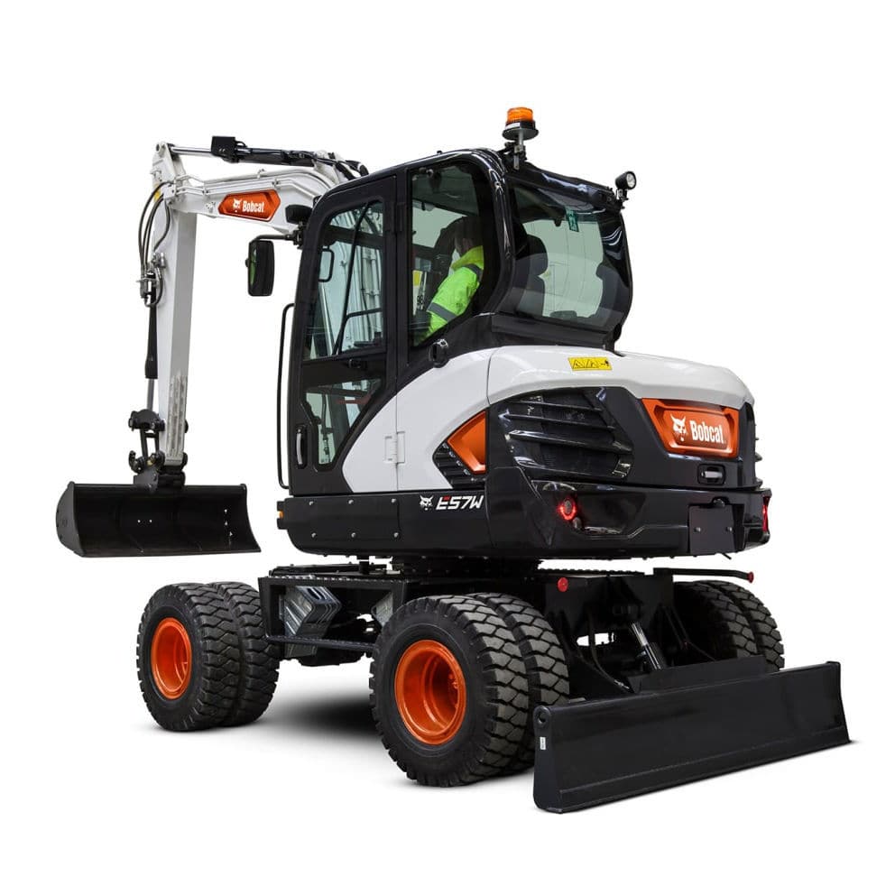 Tracked excavator - E57W - Bobcat Emea - with blade / for stones