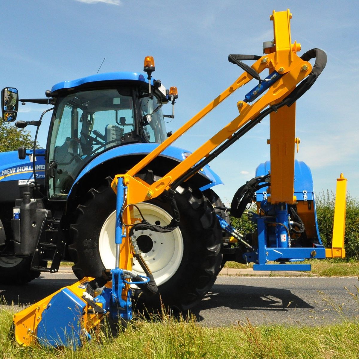 Rear-mount boom mower - Hawk Evo VFA - BOMFORD Turner Ltd. - flail ...