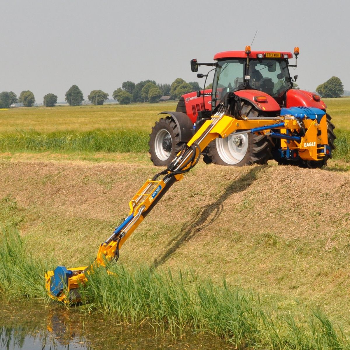 Rear-mount boom mower - Eagle - BOMFORD Turner Ltd. - flail / folding
