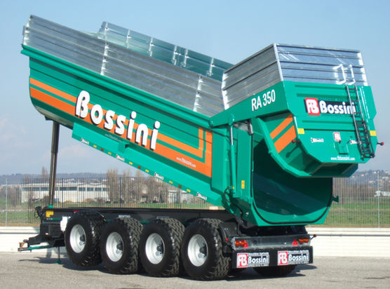Dump trailer - RA4 200/9 - BOSSINI s.r.l. - 4-axle / agricultural ...