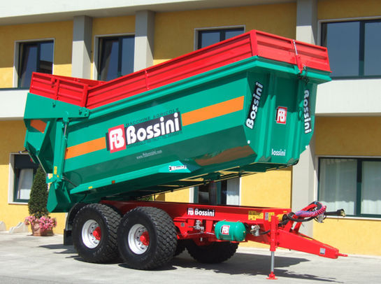 Tipping trailer - RA160/C - BOSSINI s.r.l. - 2-axle / agricultural ...