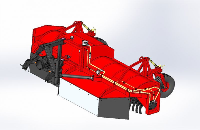 Stone rake - ALI 4H - BUGNOT S.A.S. - rotary / side delivery