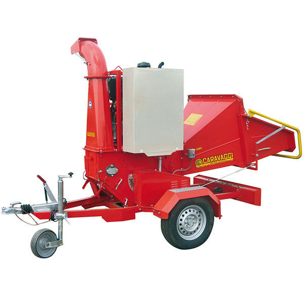 Towed bio shredder - BIO 300 - CARAVAGGI Srl - electric / with ...