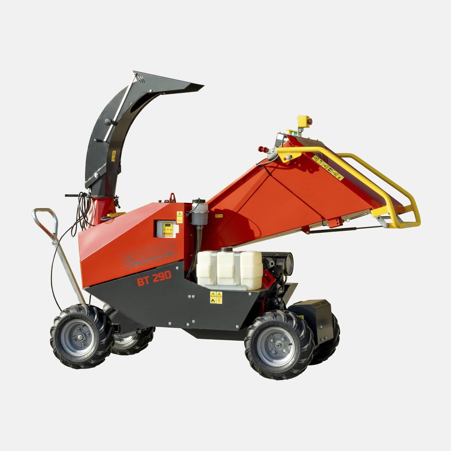 Wheeled wood chipper - BT-290 - CARAVAGGI Srl - gasoline engine