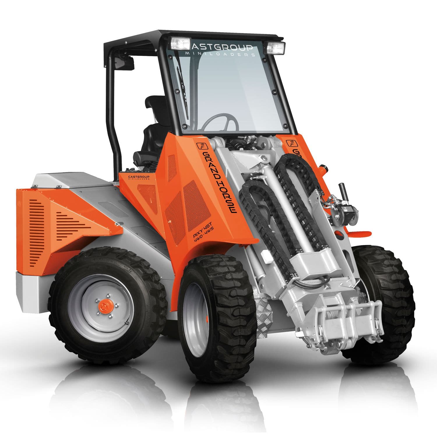 Rubber-tired loader - PIXY 45T - Cast Group SRL - telescopic