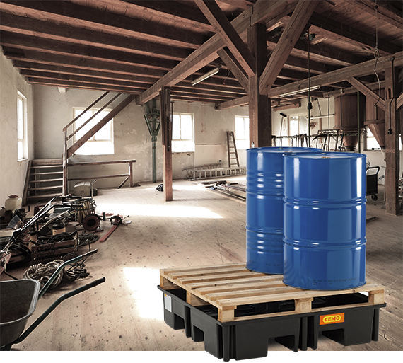 Plastic pallet - CEMO GmbH - drip