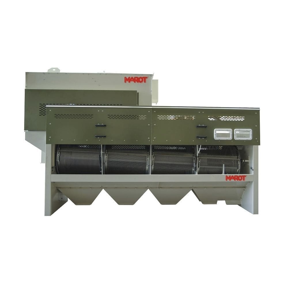 Pre-cleaner with sizer - EAC - CFCAI - for grain / drum