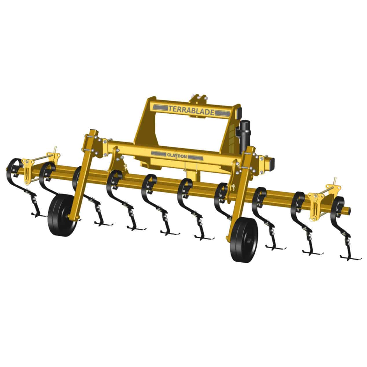 Mounted row crop cultivator - TerraBlade - Claydon Yield-o-Meter Ltd ...