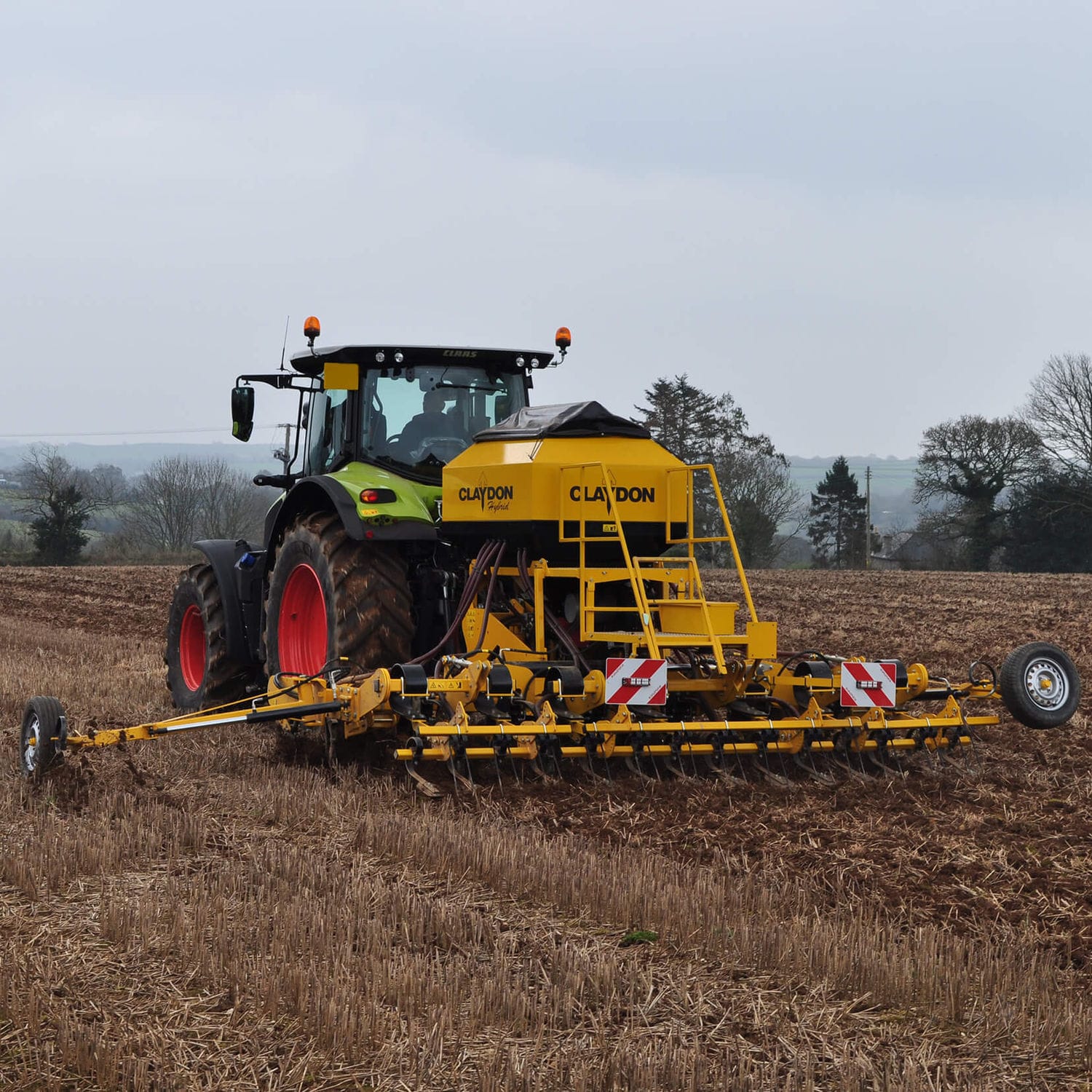 Mechanical seed drill - Hybrid M4 - Claydon Yield-o-Meter Ltd ...