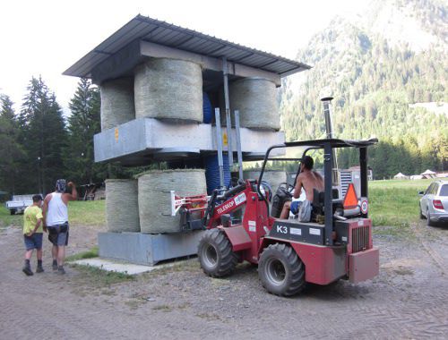 Hay dryer - EDMU 8-1 - Clim.Air.50 s.r.l. - stationary / for round bales