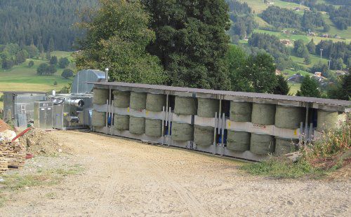 Hay dryer - EDMU 40-2 - Clim.Air.50 s.r.l. - stationary / for round bales
