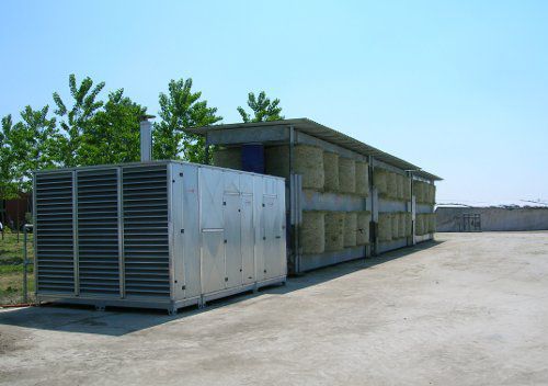 Hay dryer - EDMU 48-3 - Clim.Air.50 s.r.l. - stationary / for round bales