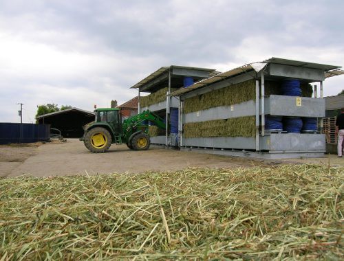 Hay dryer - EDMU 48-3 - Clim.Air.50 s.r.l. - stationary / for square bales