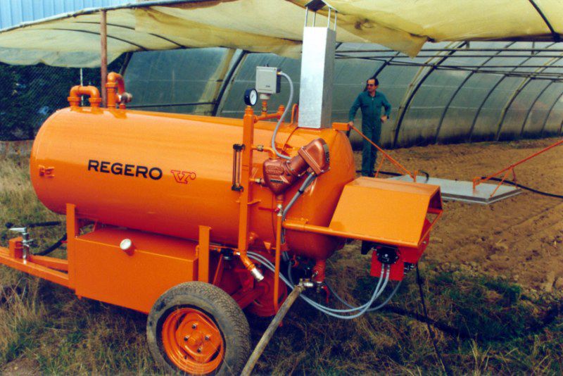 Steam weeder - CM REGERO Industries - towed