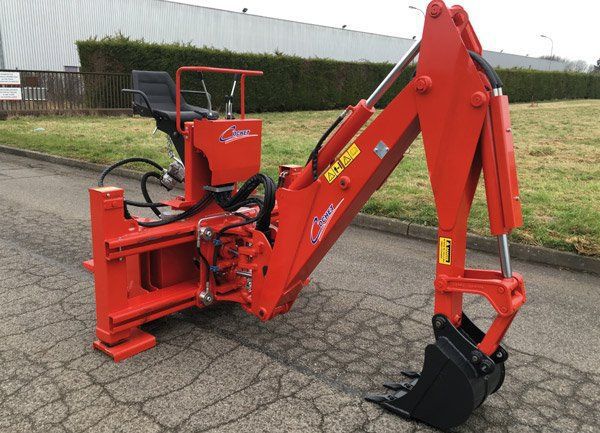 Tractor backhoe - SP series - COCHET - hydraulic