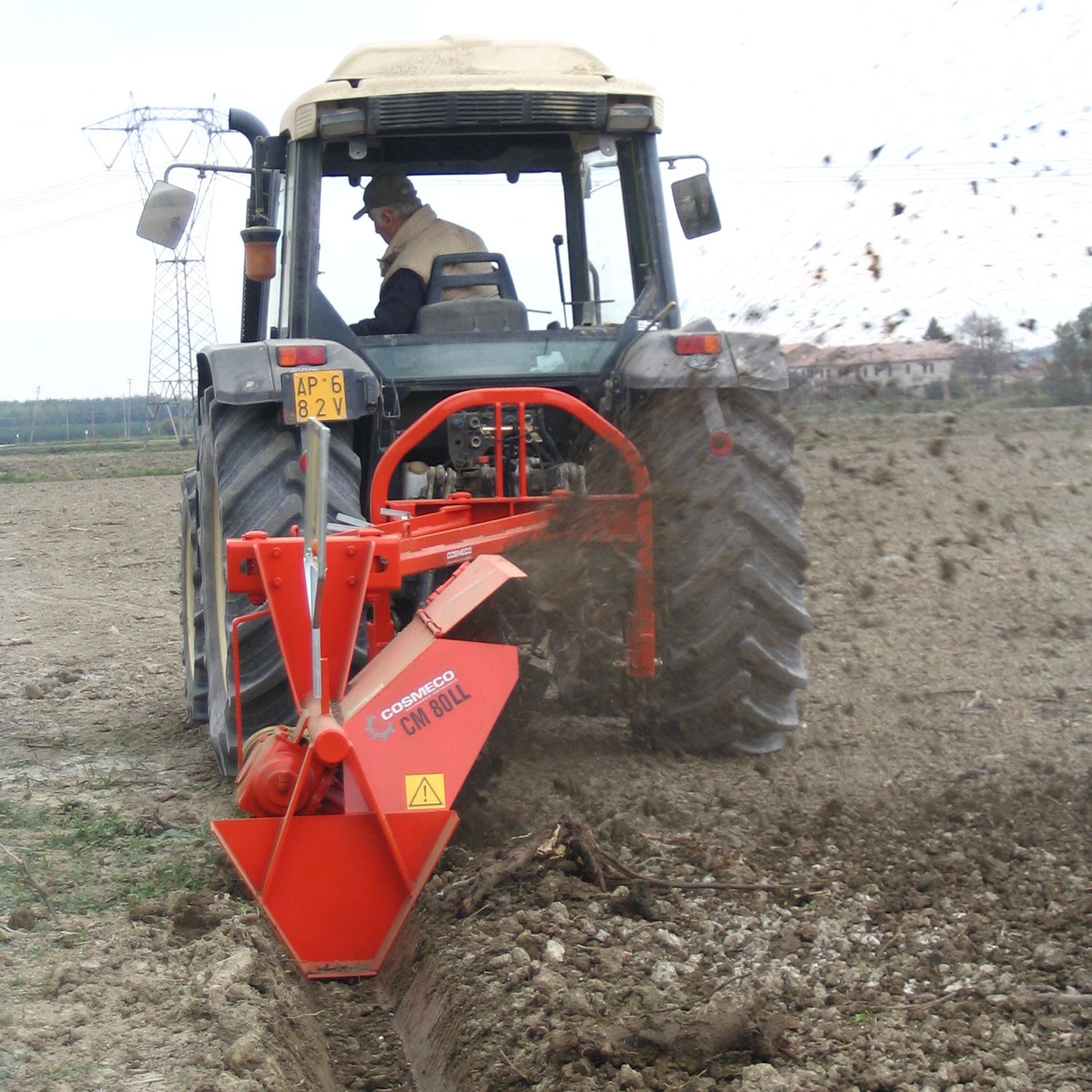 Single-wheel ditcher - LL series - COSMECO s.r.l.