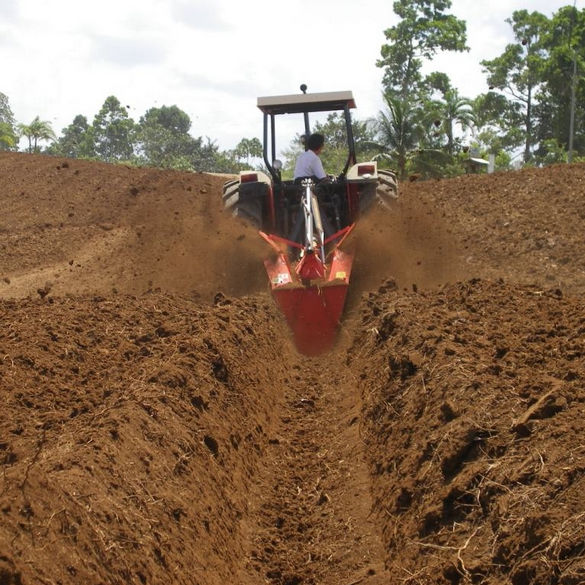 Double-wheel ditcher - CB series - COSMECO s.r.l. - hydraulic