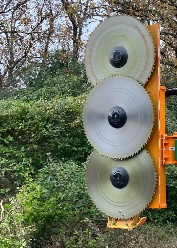 Hydraulic hedge trimmer - 650 - COUP'ECO - tractor-mounted