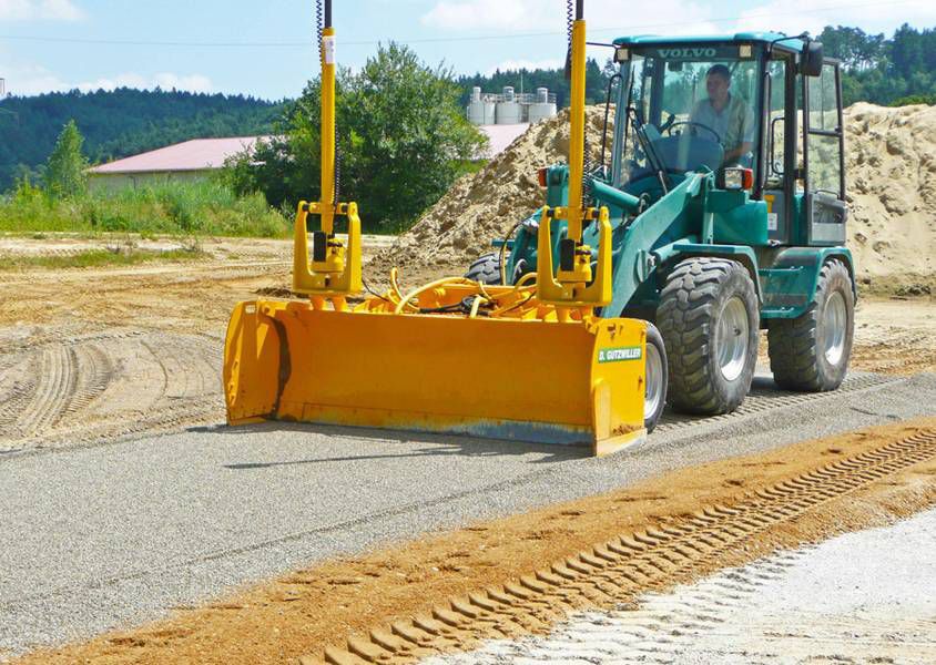 Field preparation grading blade - FG 20 - D. Gutzwiller SAS - hydraulic ...