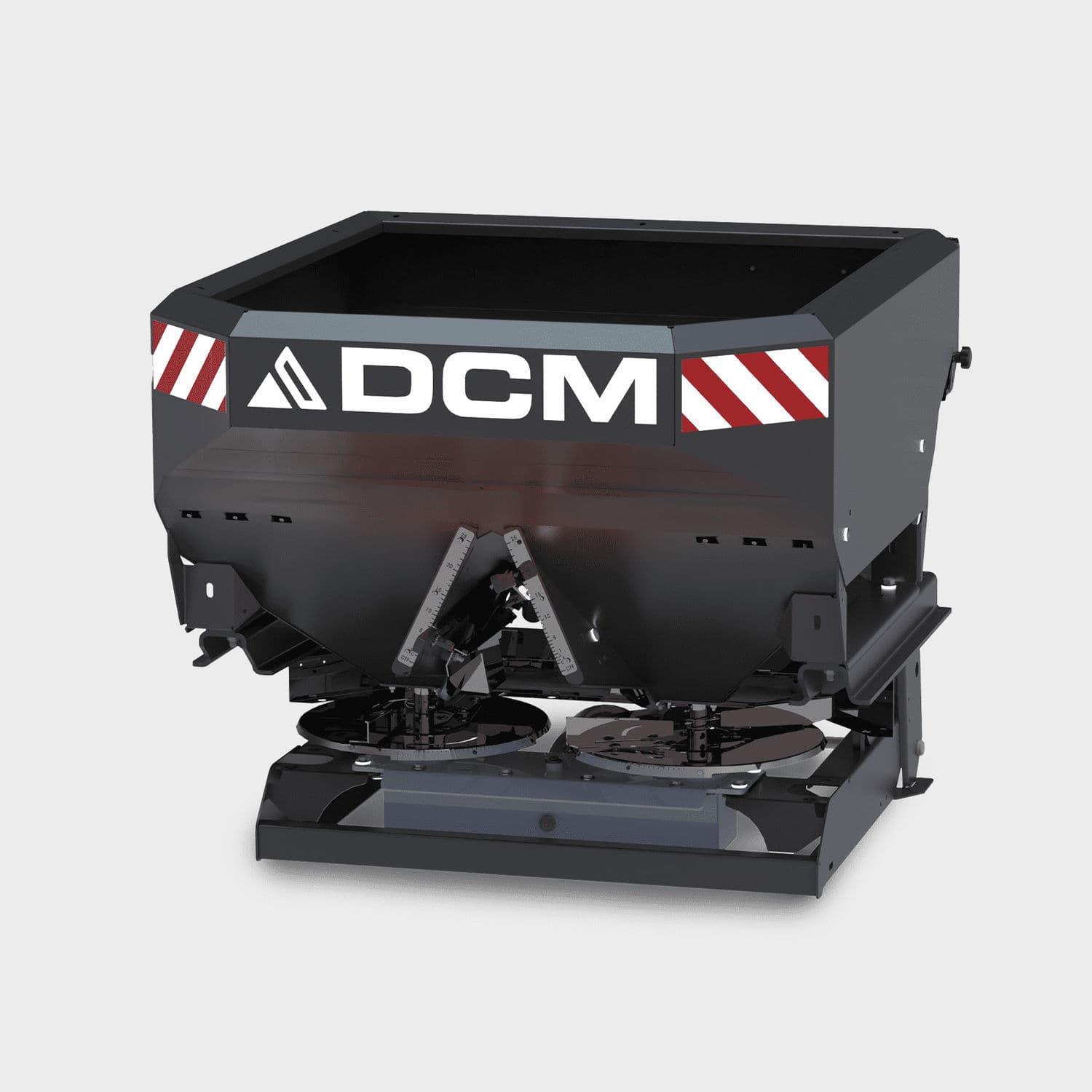 Mounted fertilizer spreader - SW5 - DCM SPREADERS - solid / double-disc / professional