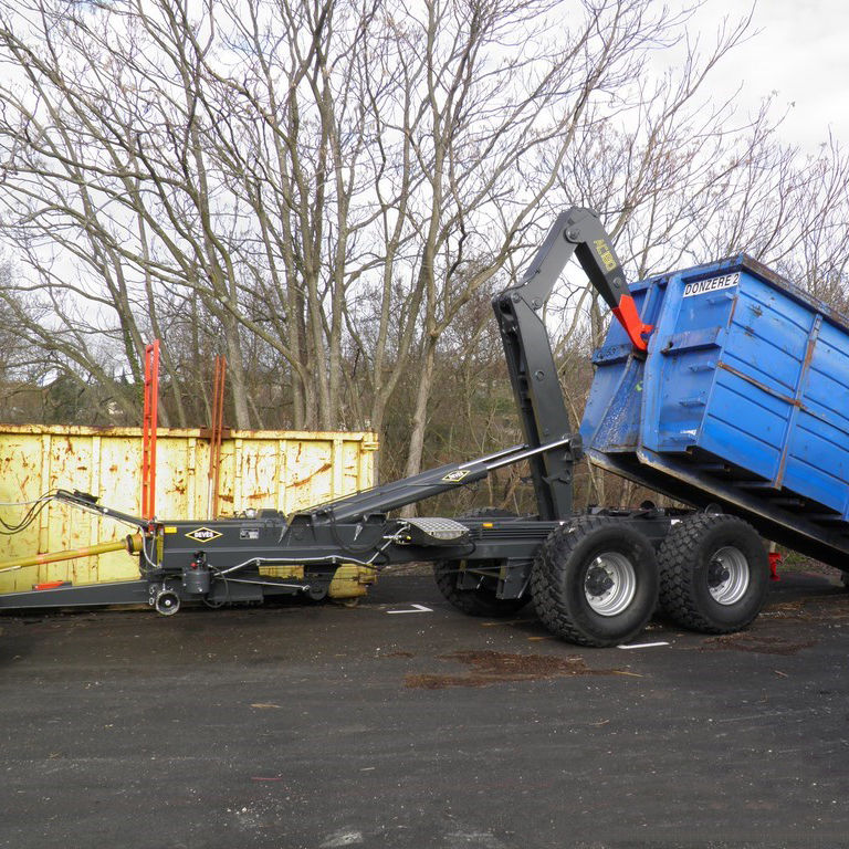 Hook lift trailer - AC 180 - Devès - mounted / 2-axle / 4-axle