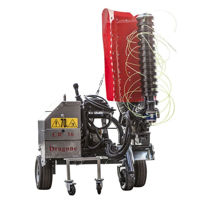 Mechanical weeding machine - CR 16 - Dragone S.r.l. - mounted / inter ...