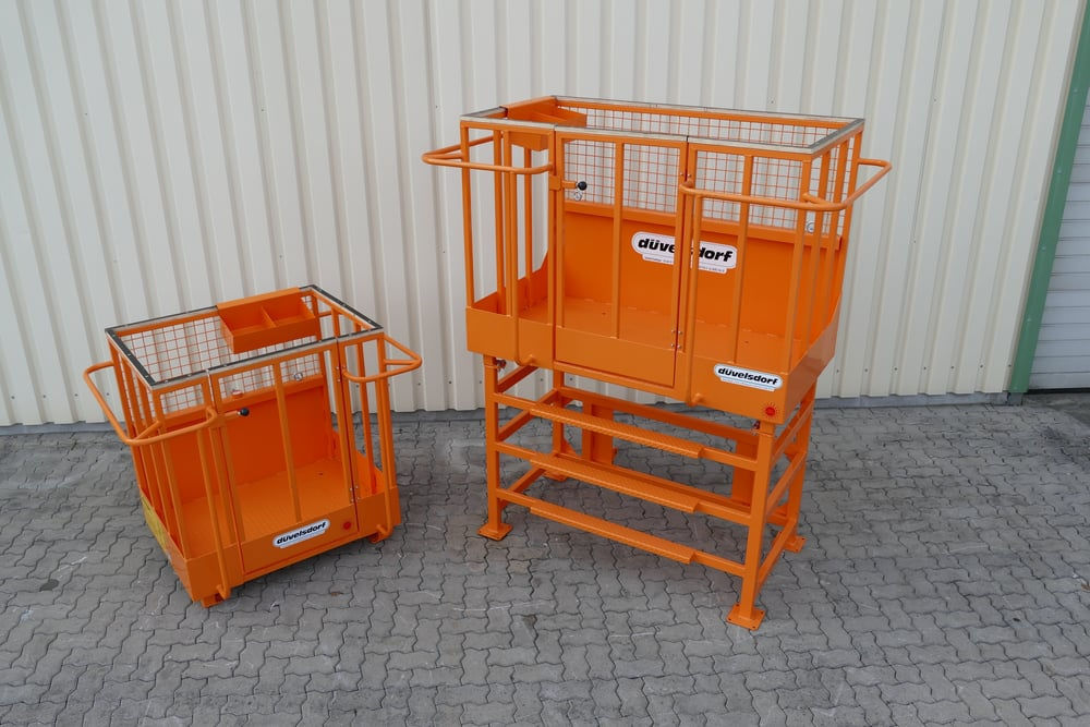 Tractor-mounted elevated work platform - EURO - Düvelsdorf ...