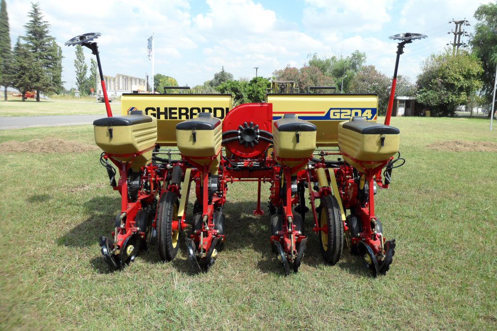Hopper seed drill - G-202 - E. Gherardi e Hijos S.A. - disc / 2-row ...