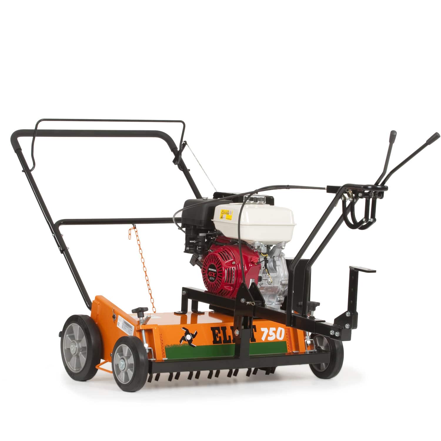 Towed scarifier - E750 - ELIET EUROPE - walk-behind / with gauge wheels