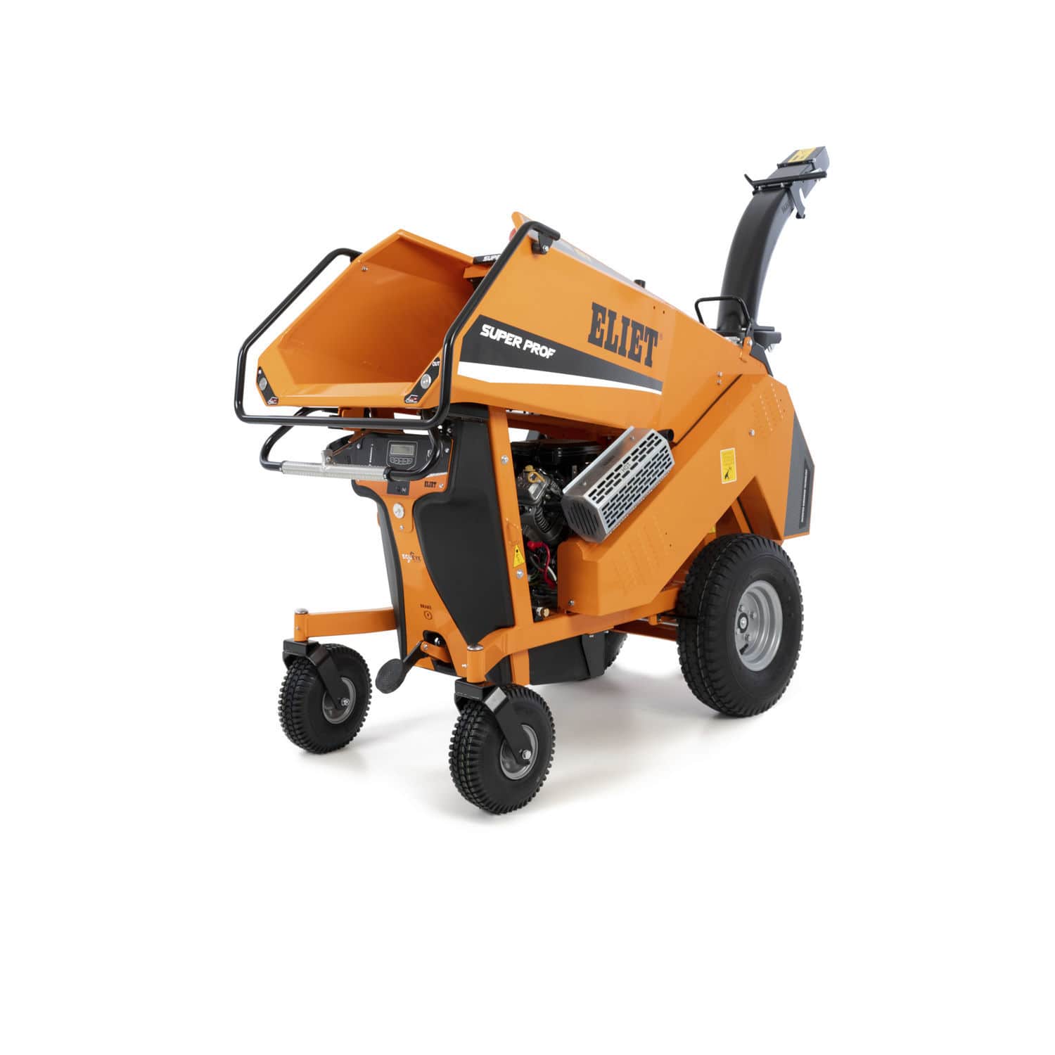 Wheeled wood shredder - Super Prof Max - ELIET EUROPE - gasoline engine