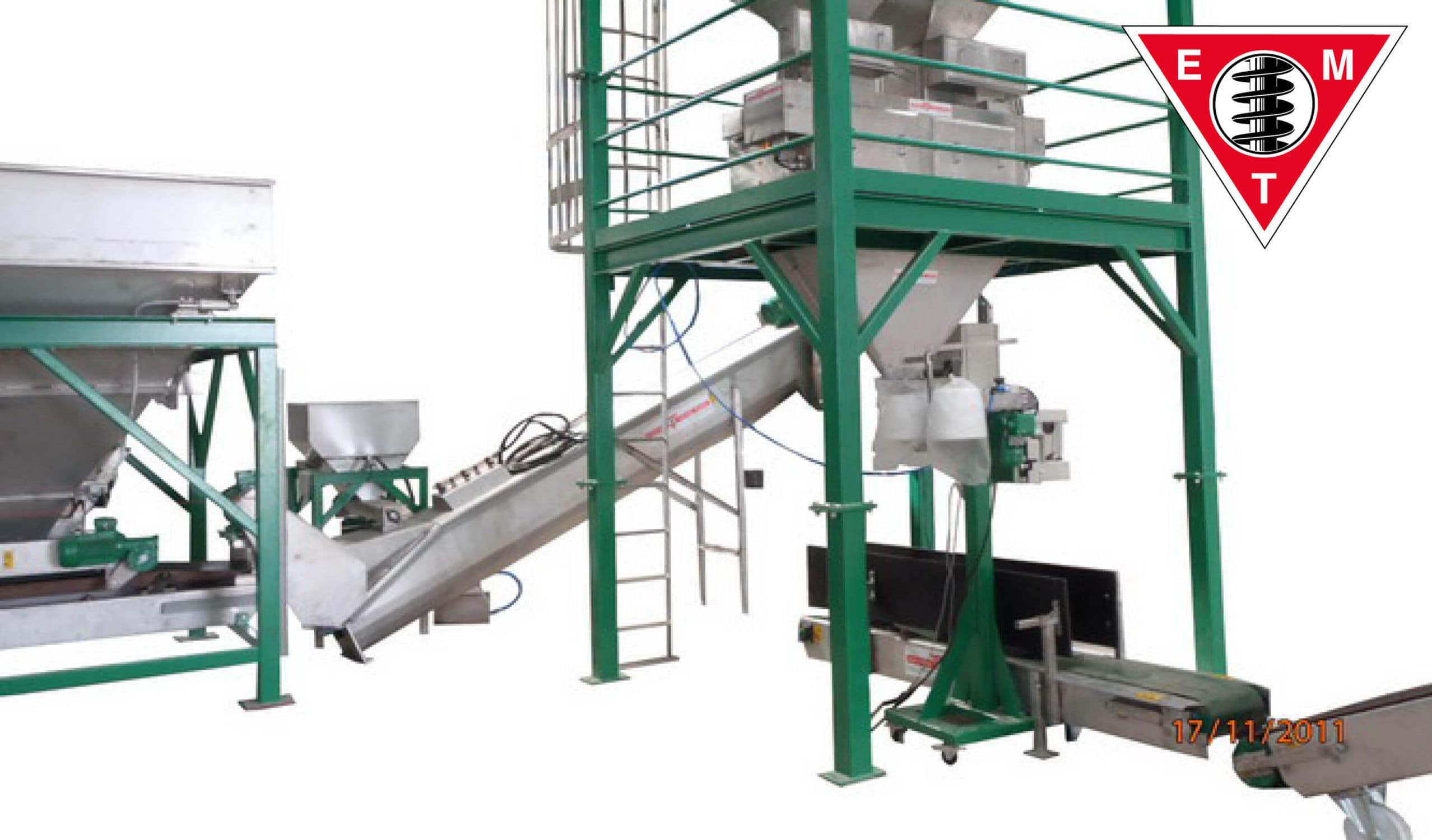 Grain bagging machine - EMT - with conveyor