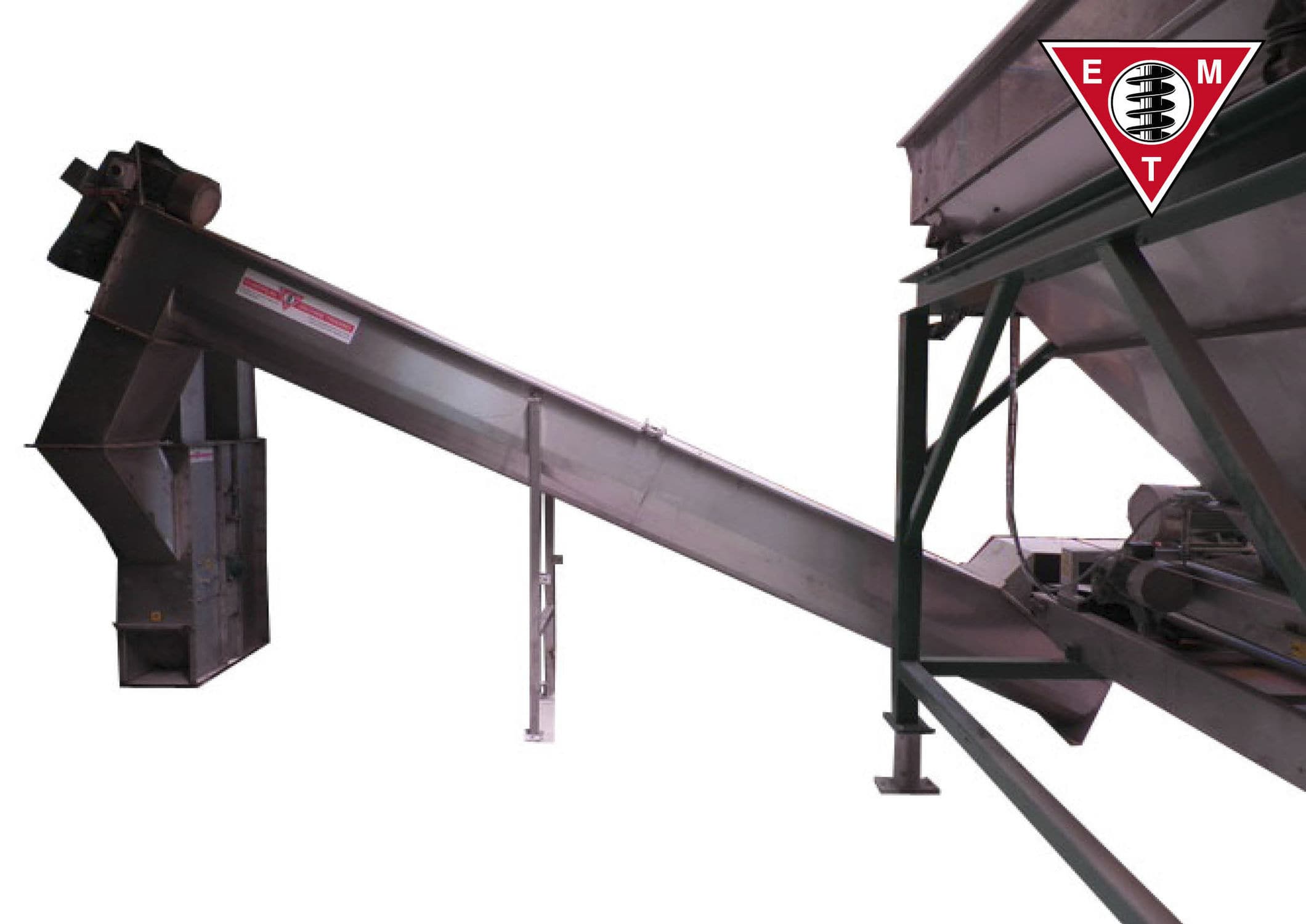 Grain conveyor - EMT - screw / inclined