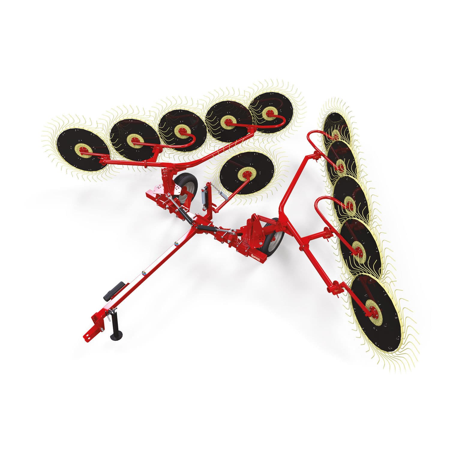 Wheel rake - CADDY - Enorossi - center delivery