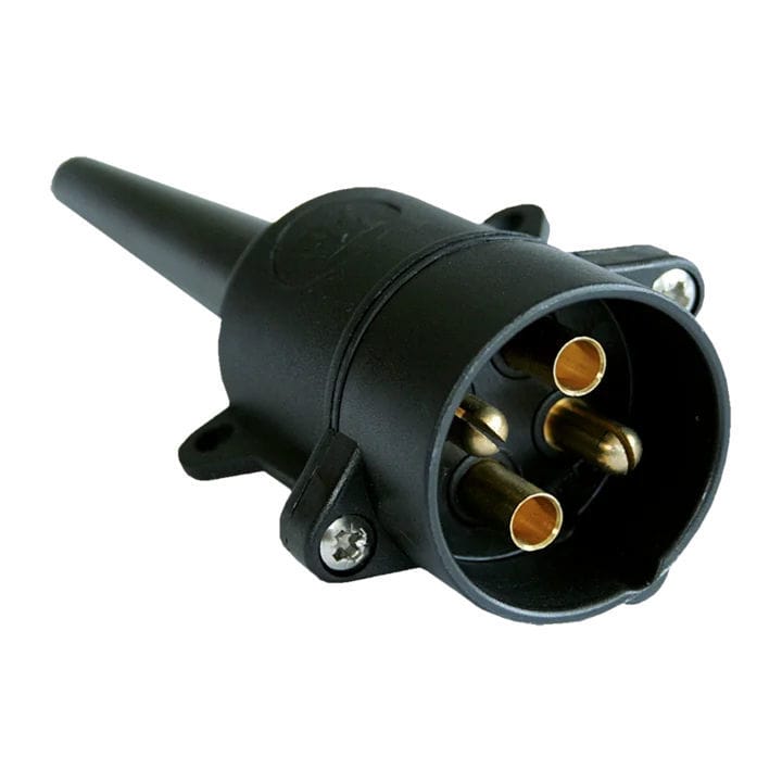 Plug connector - 251010 - ERICH JAEGER GmbH + Co. KG - 4-pole / 24 V / 6 V