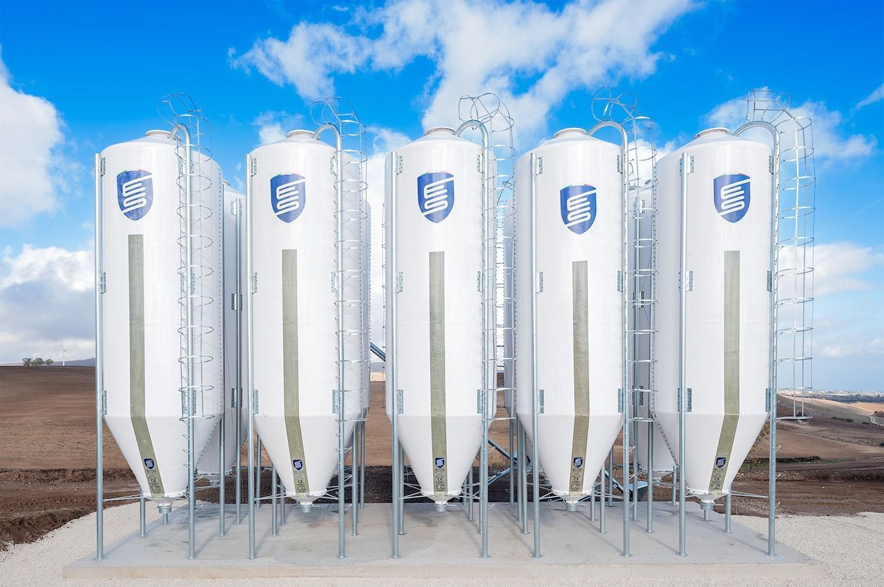 Animal feed silo - VPD series - EUROSILOS SIRP s.r.l. - fiberglass ...