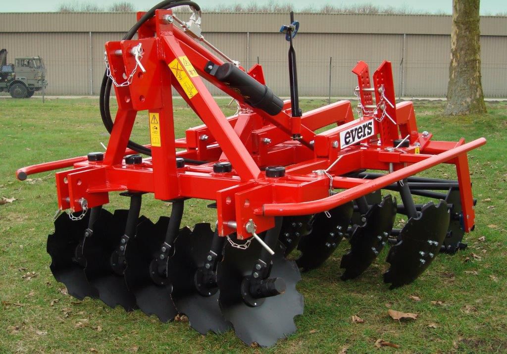 Mounted disc harrow - Vario-disc Specials - EVERS Agro B.V. - 2-section / with roller / 3-point ...