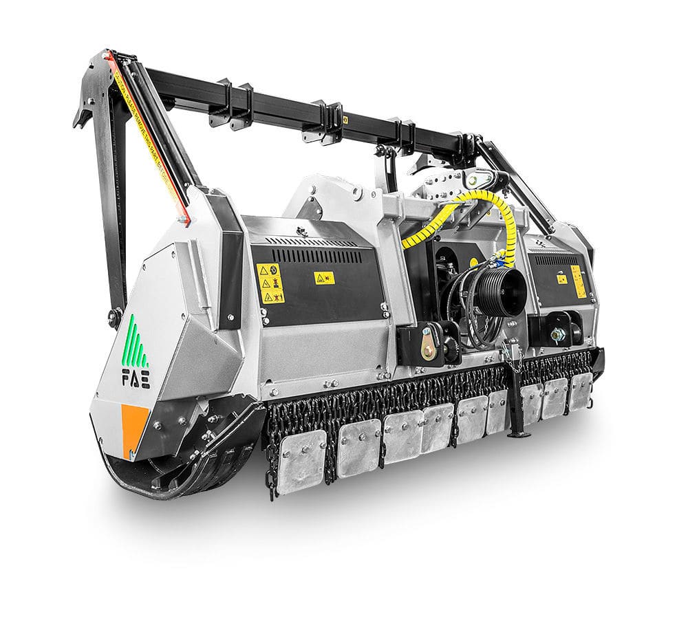Mounted mulcher - UMM/S, UMM/S/HP Series - FAE GROUP S.p.A. - hammer ...