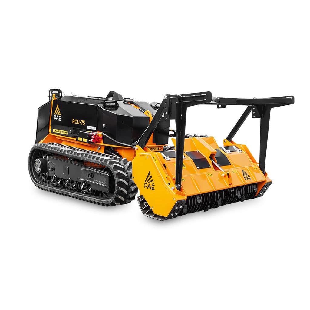 Self-propelled wood shredder - RCU75 - FAE GROUP S.p.A. - remote ...