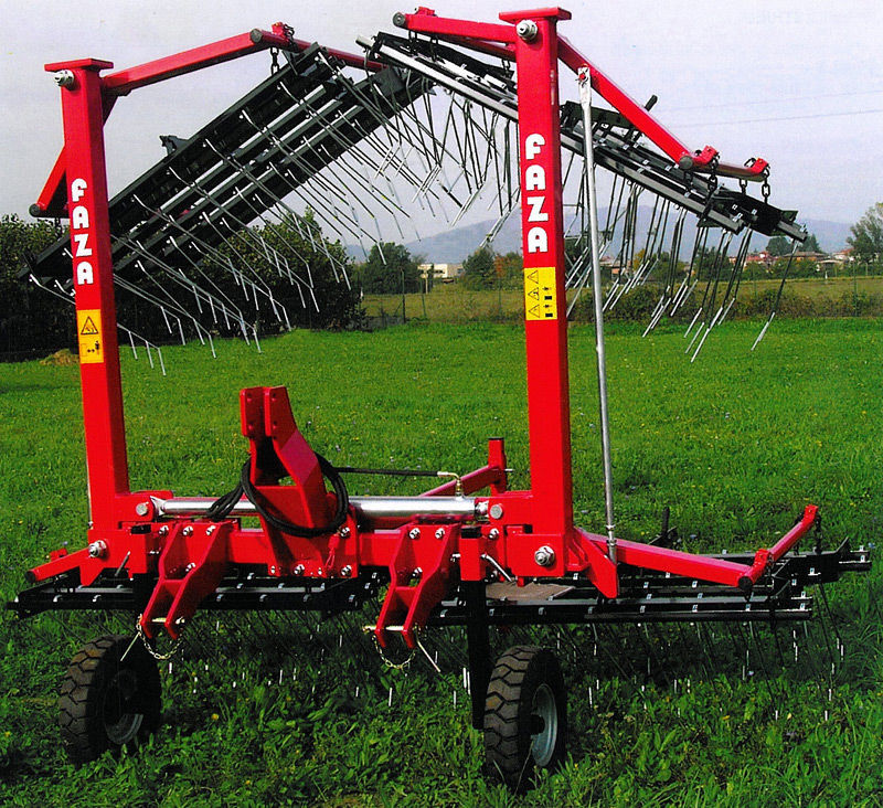 Spring tine harrow - SF series - FAZA srl - folding