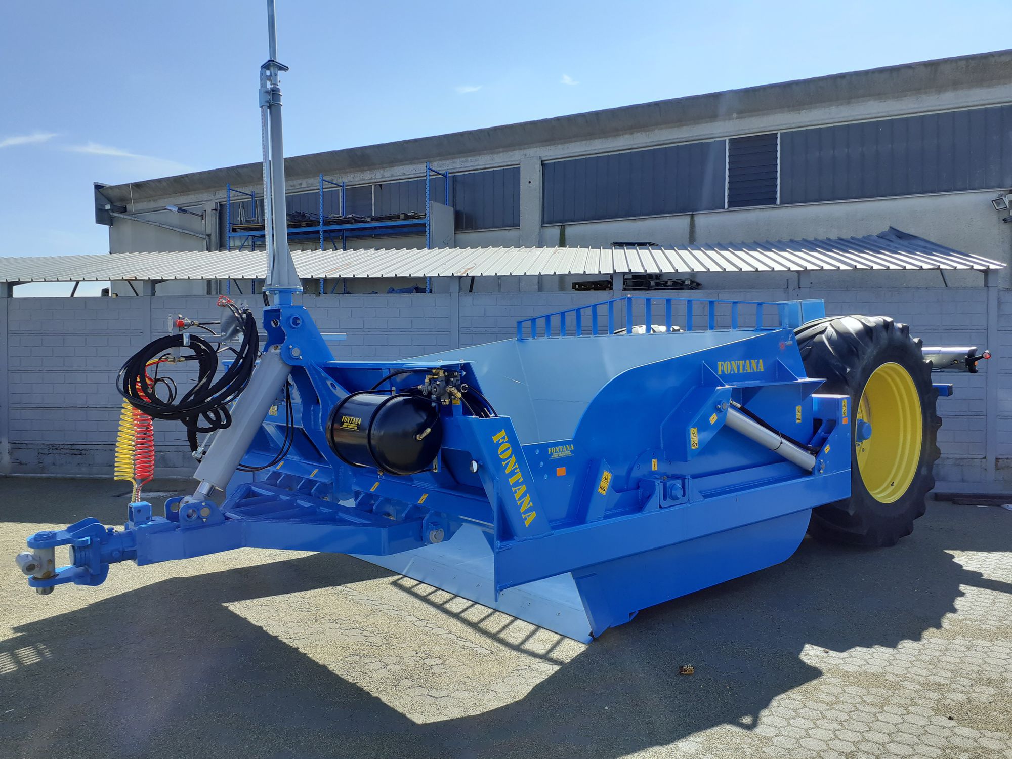 Heavy-duty scraper blade - SCR 280 E - Fontana S.r.l. - attrezzature agricole - hydraulic ...