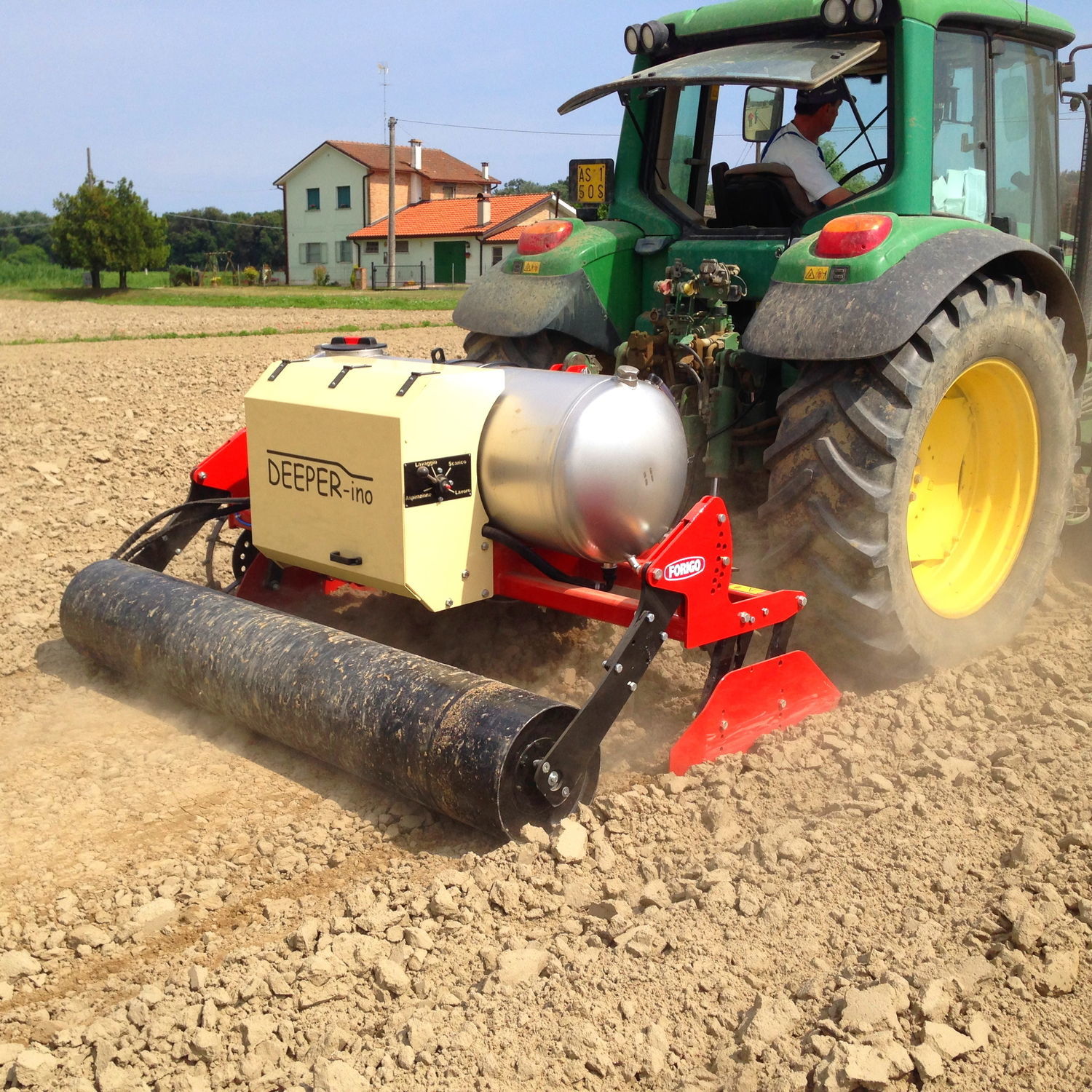 Stone burier with fumigation system - Deeper-ino series - FORIGO ROTER ...