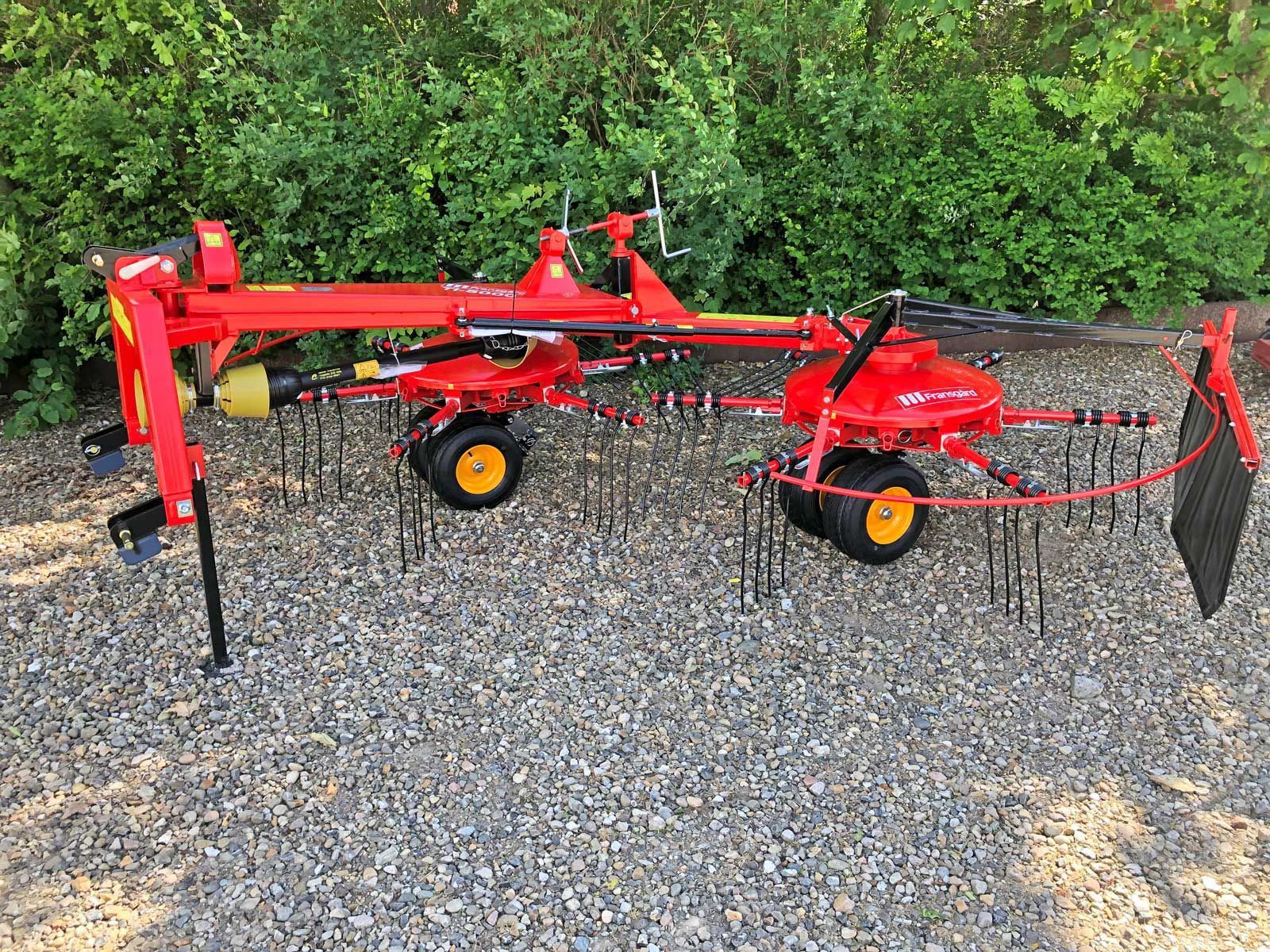 Rotary rake - TI-5000 - FRANSGARD Maskinfabrik A/S - center delivery ...