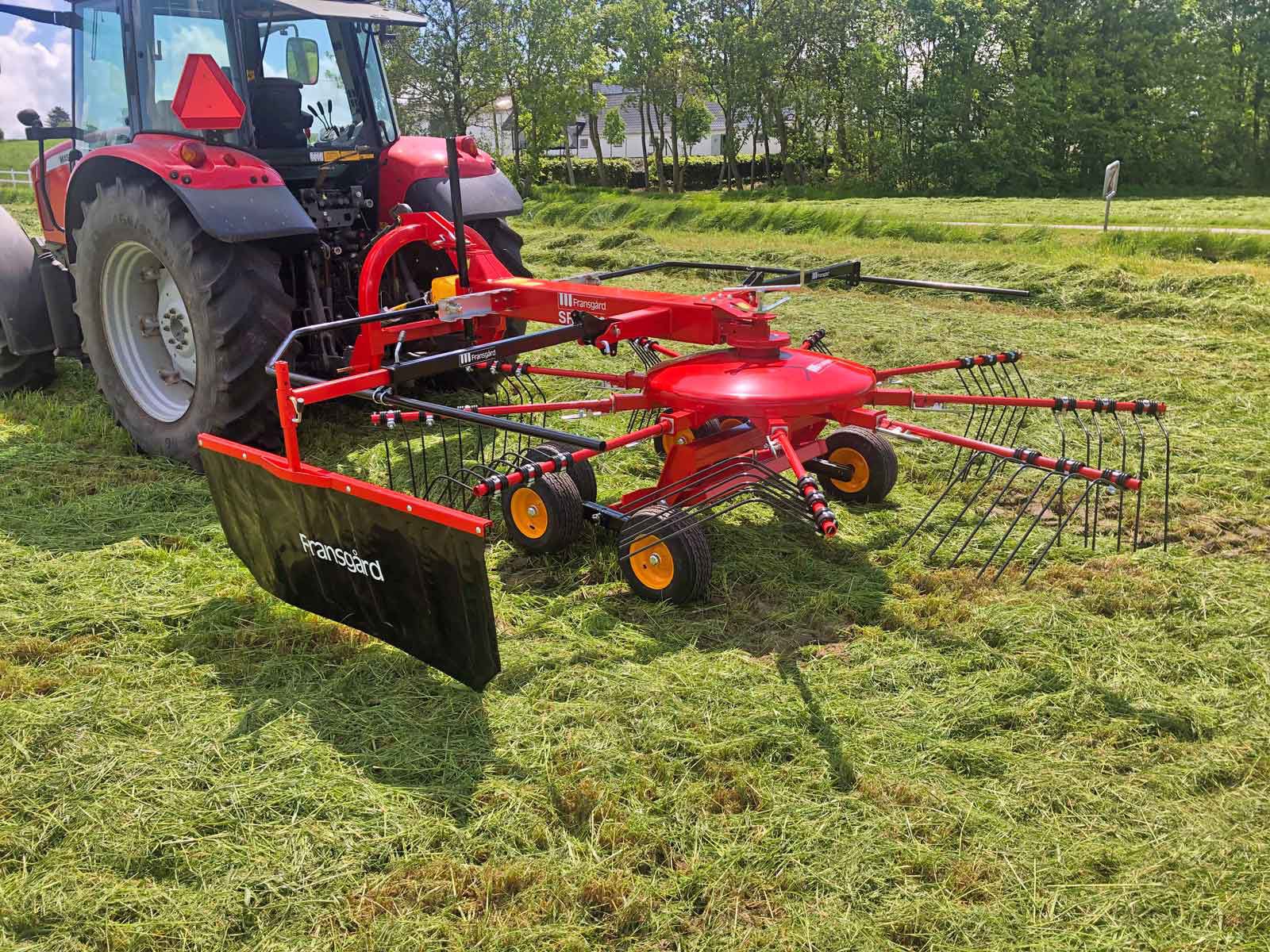 Rotary rake - SR-3900 - FRANSGARD Maskinfabrik A/S - side delivery ...