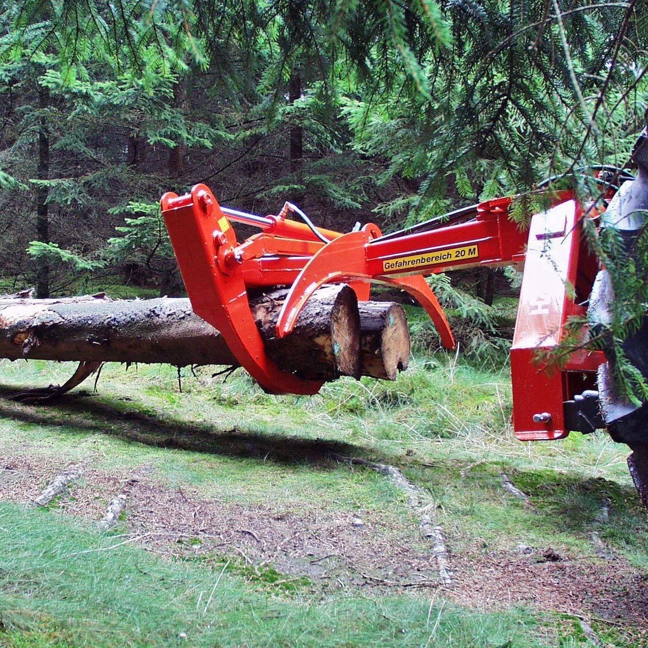 Forestry log grapple - HZ-2300 - FRANSGARD Maskinfabrik A/S - for tractors