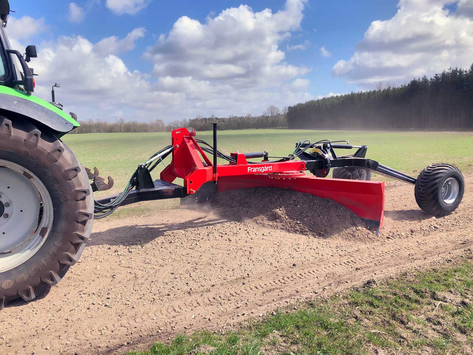 Road leveler - GT-AUS-RIP - FRANSGARD Maskinfabrik A/S - hydraulic