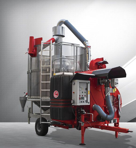 Grain dryer - BASIC series - FRATELLI PEDROTTI SRL - mobile / wheeled