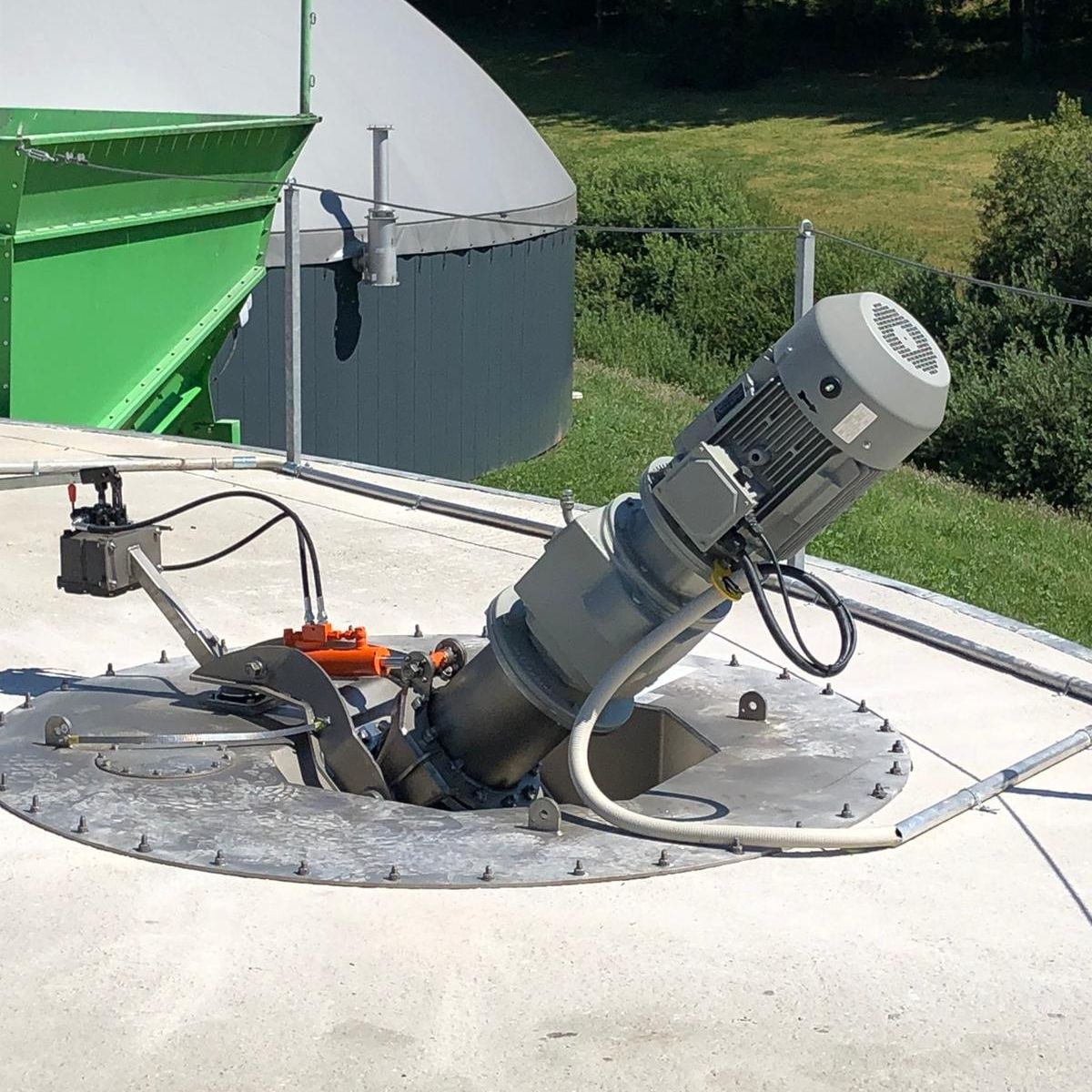 Horizontal agitator - MAMMUT RF3 - Fritz Paulmichl GmbH - hydraulic