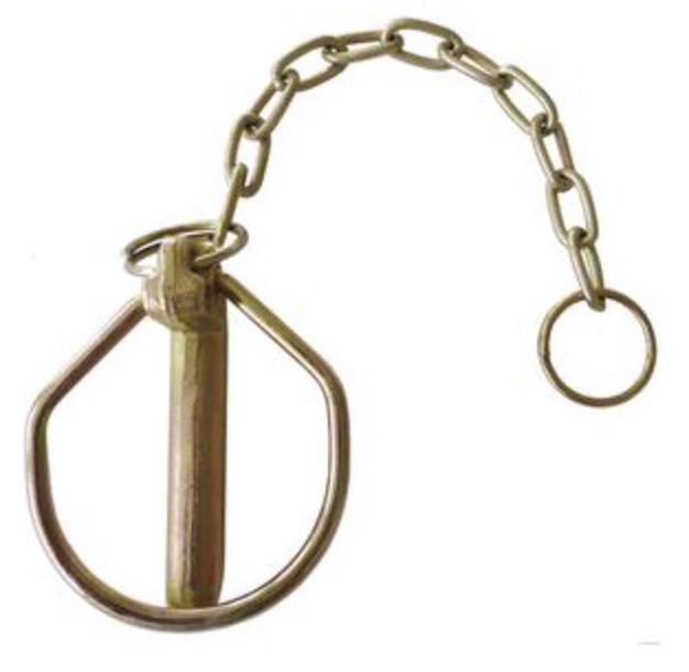 Linch pin - 1305855 - Walterscheid GmbH - safety / zinc-plated / with chain