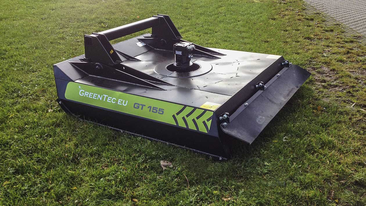 Landscaping rotary cutter - GT 135, GT 155 - GreenTec A/S - front-mount